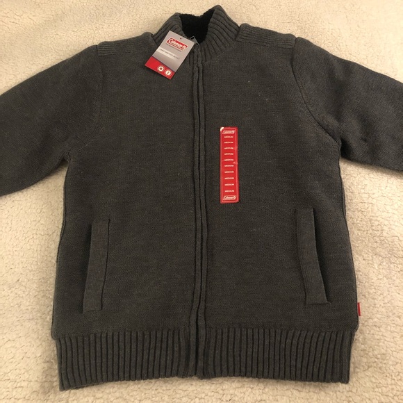 Coleman | Jackets & Coats | Coleman Mens Sherpa Lined Sweater Jacket ...